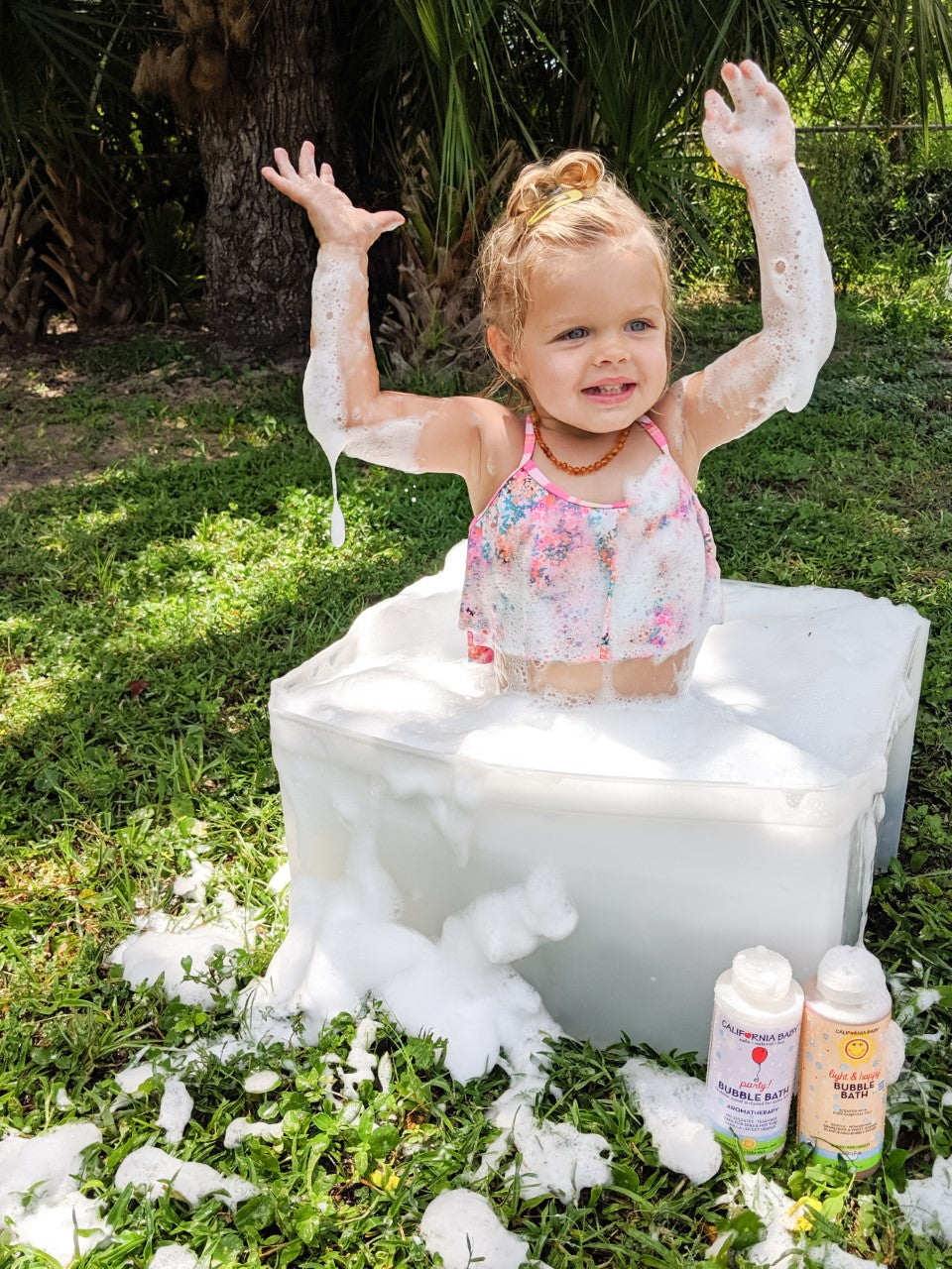 fun bubble bath